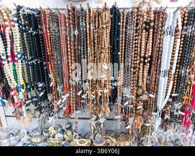 RELIGIOUS ARTICLES ON DISPLAY INSIDE THE SOUVENIRS STORE IN VATICAN ...