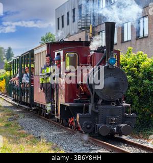 1906 steam locomotive Yvonne at Stoomtrein Maldegem-Eeklo, heritage ...