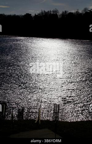 aerial view of buckland park lake an outdoor recreation and water sport ...