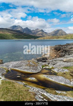 Torrin, Isle of Skye from across Loch Slapin, Scotland UK Stock Photo ...