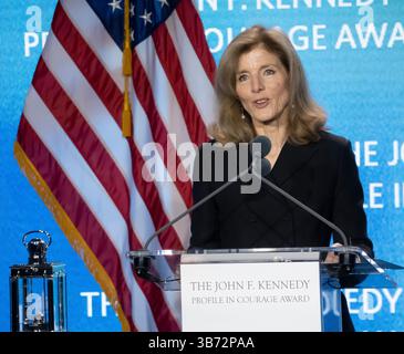 Former Ambassador Caroline Kennedy at the John F. Kennedy Presidential ...