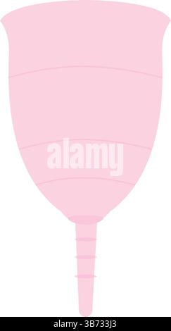 Menstrual cup vector color icon. Flat style sign for mobile concept and ...