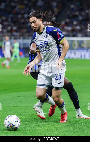 Suat Serdar of Hellas Verona F.C. is in action during the 5th day of ...