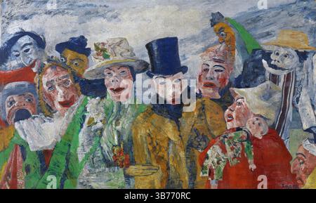 James Ensor Expressionist painting, Royal Museum of Fine Arts, Antwerp ...