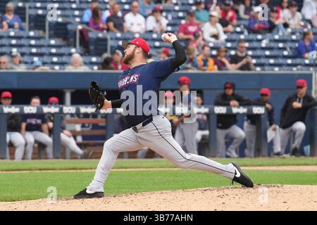 MAY 4 2025: Toledo pitcher Matt Manning (25) throws a pitch during the ...