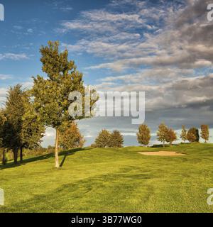 Summer golf course after storm Stock Photo - Alamy