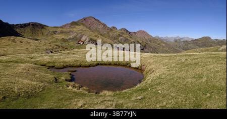Camille path, caillaous ponds, pyrenees national park, pyrenees ...