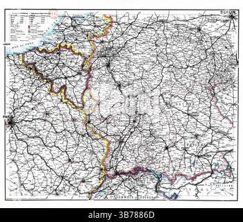 Map of Belgium Stock Photo - Alamy