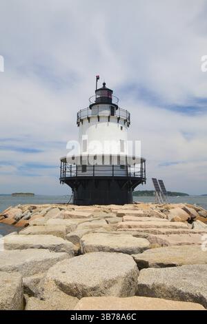Portland Breakwater Lighthouse (Bug Light) is a small lighthouse at the ...