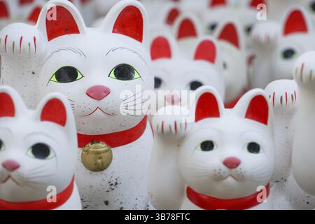 Beckoning of the image (Tokyo Gotokuji Stock Photo - Alamy