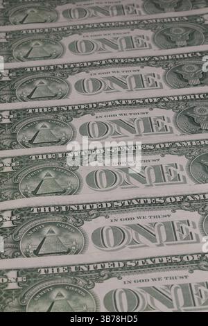 Close up of empty table with bills and documents Stock Photo - Alamy