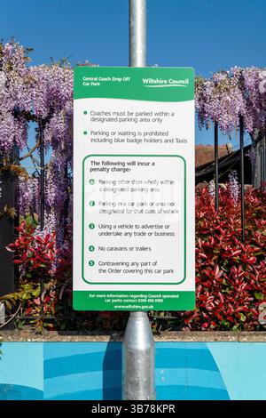 Car parking rules sign Stock Photo - Alamy