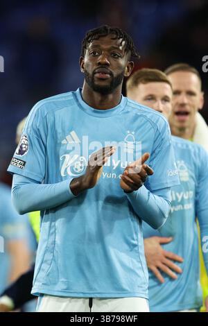 Ibrahim Sangare of Nottingham Forest in action during the Premier ...