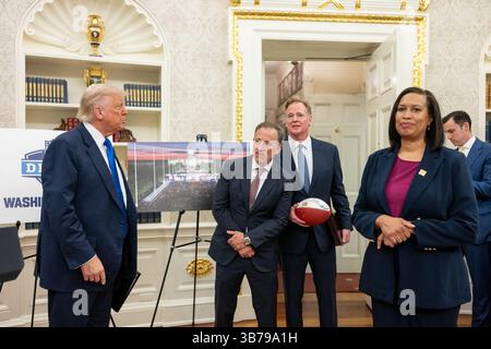 Washington Commanders owner Josh Harris is seen on the sidelines before ...