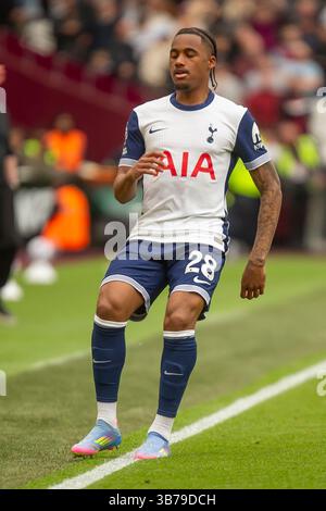 Wilson Odobert of Tottenham Hotspur during the West Ham United FC v ...