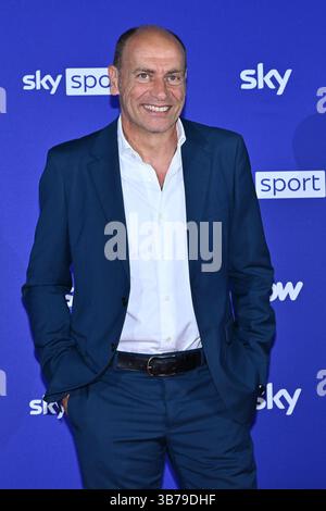 Luca Marchegiani attend the photocall “Il Tennis e l'Estate di SKY ...