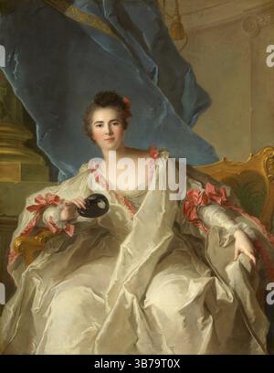 Portrait of Marie-Thérèse Geoffrin (1715-1791), Marquise de la Ferté ...