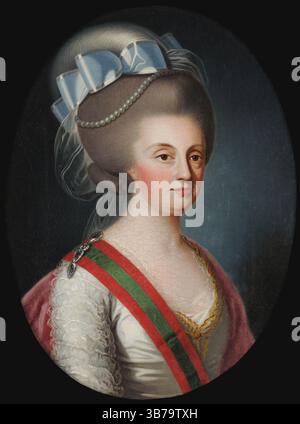 Portrait of Queen Maria I of Portugal (1734-1816). Museum: State Museum ...
