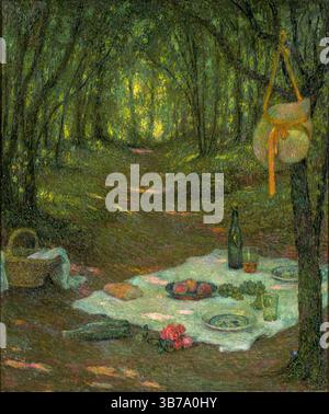 Picnic in the Forest, Gerberoy (Le Gouter sous Bois, Gerberoy), 1925 ...