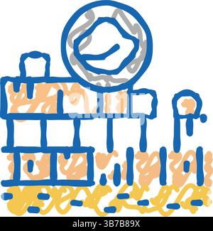 coal processing plant icon doodle illustration Stock Vector Image & Art ...