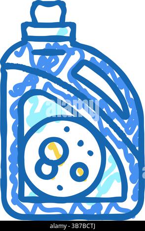 baby powder detergent icon doodle illustration Stock Vector Image & Art ...