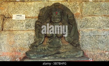 Sculpture of Goddess Chamunda in Campus of Shri Sharneshwar Mahadev ...