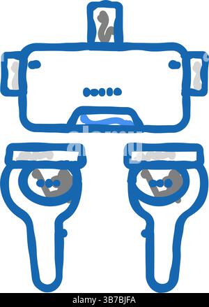 wireless earbuds icon doodle illustration Stock Vector Image & Art - Alamy