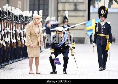Icelandic President Halla Tomasdottir gives an interview in Tokyo on ...