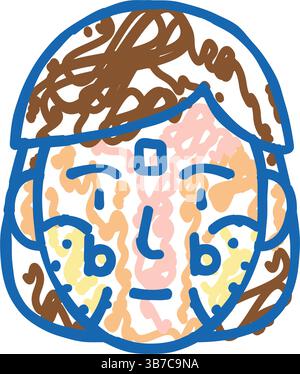 normal skin icon doodle illustration Stock Vector Image & Art - Alamy
