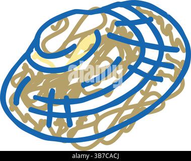 manila clam icon doodle illustration Stock Vector Image & Art - Alamy