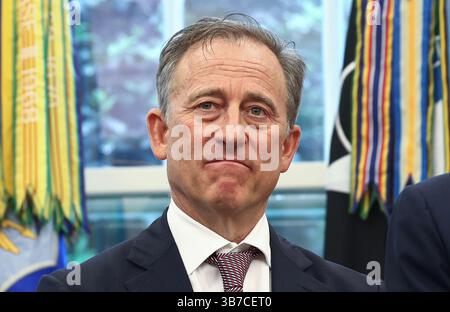 Washington Commanders managing partner John Harris, right, during a ...