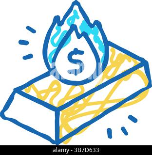 asset inflation icon doodle illustration Stock Vector Image & Art - Alamy