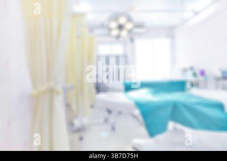 Blur image of Interior modern operating room background Stock Photo - Alamy