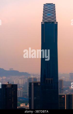 Kuala Lumpur skyline TRX Exchange 106, KLCC, Merdeka 118 Stock Photo ...