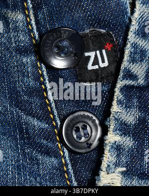 jeans with buttons Stock Photo - Alamy
