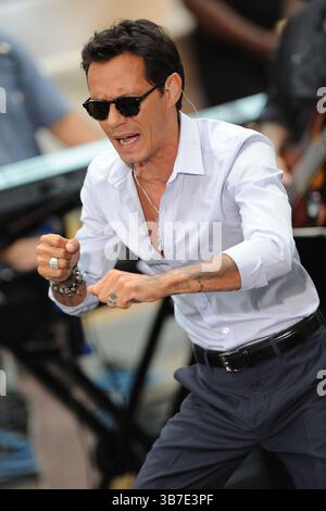 Marc Anthony performs on NBC Today Show Morning Concert Series at ...