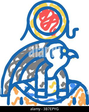 god egypt osiris icon doodle illustration Stock Vector Image & Art - Alamy