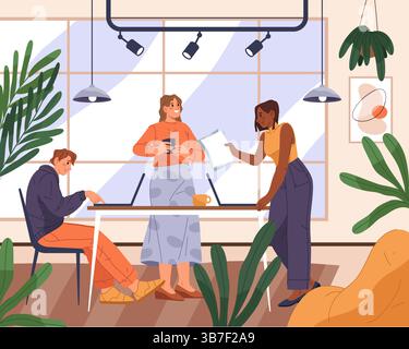 team people office Stock Vector Image & Art - Alamy