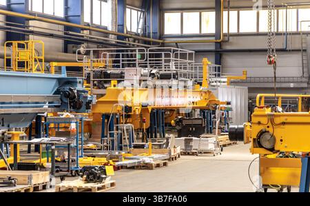 Slany, Czech Republic. 06th May, 2025. A tour of Konecranes and Demag's ...