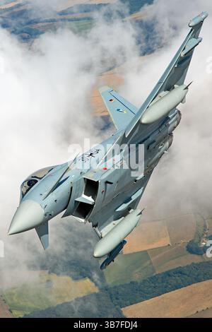 The Eurofighter EF-2000 Typhoon, registered 37-01, is a multirole ...