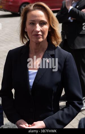 Sarah Pochin MP for Runcorn and Helsby, speaks at Reform UK press ...