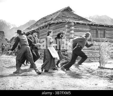 Mary Astor, John Carradine, Dean Jagger, on-set of the film, "Brigham ...
