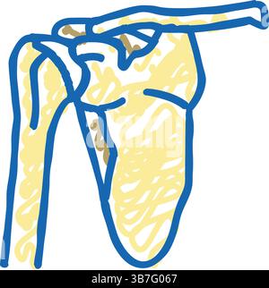 shoulder joint icon doodle illustration Stock Vector Image & Art - Alamy