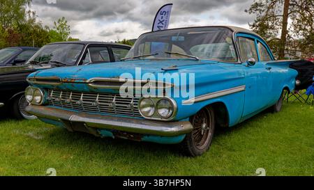 1959 Chevrolet Bel Air Sedan restoration project Stock Photo - Alamy