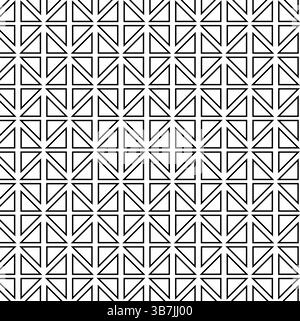 Triangle seamless vector pattern, simple doodle hand drawn background ...