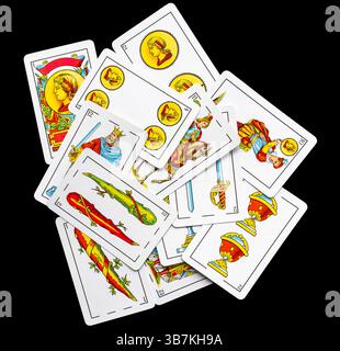 Classic Spanish Playing Cards: Traditional Game Cards Stock Photo - Alamy