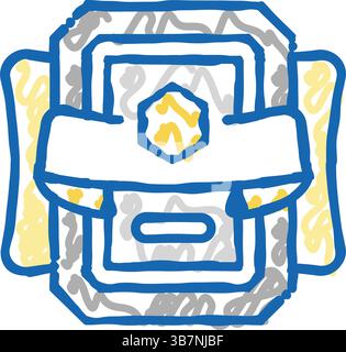 video game award of step color icon vector illustration Stock Vector ...