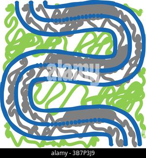 arterial road icon doodle illustration Stock Vector Image & Art - Alamy