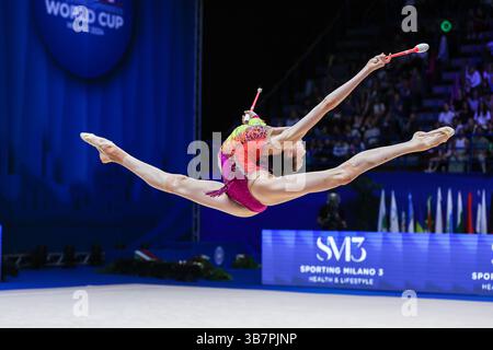 Varfolomeev Darja (GER) in action during Rhythmic Gymnastics - FIG ...