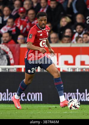 LILLE - Chuba Akpom of Lille OSC during the French Ligue 1 match ...